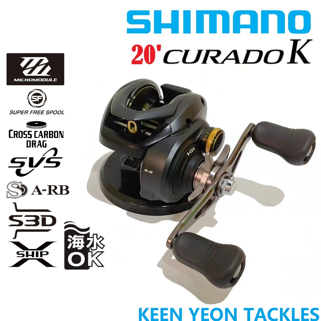 SHIMANO 2020 CURADO K 300/301 BAITCASTING (BC) FISHING REEL | Shopee ...