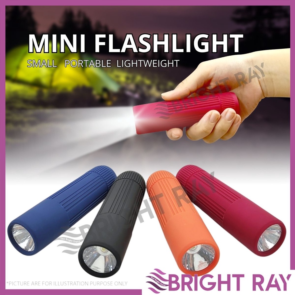 LED Flashlight Pocket Size Torchlight Bright Flashlights Lampu Suluh ...