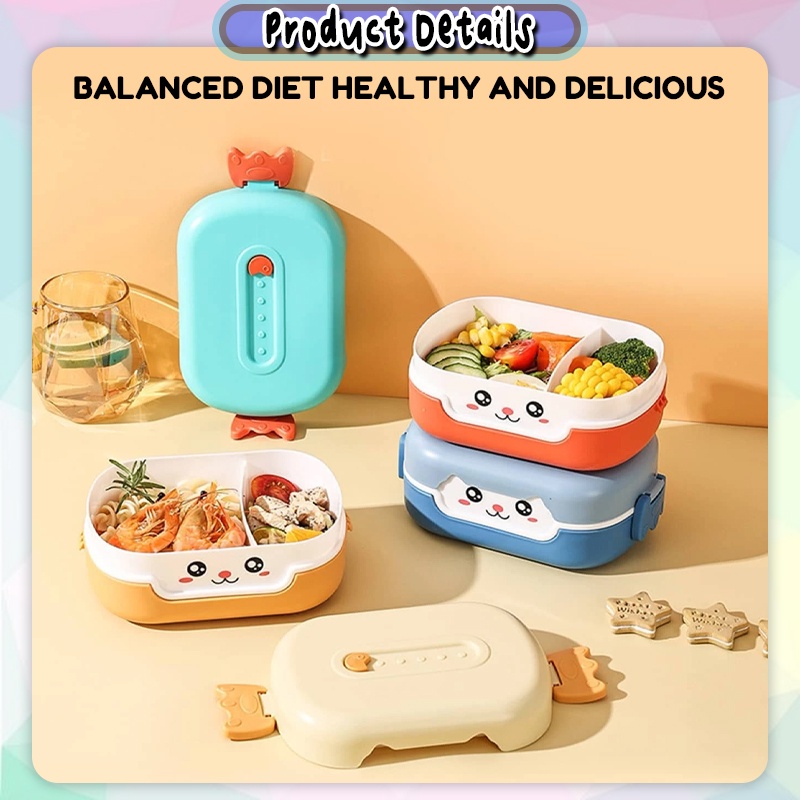 [Little B House] Cute 700ML Bento Lunch Box Food Storage Container ...