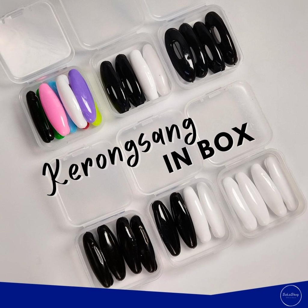 4pcs Kerongsang Plastik in Box Solid Safety Pin Plastic Brooches Pins ...