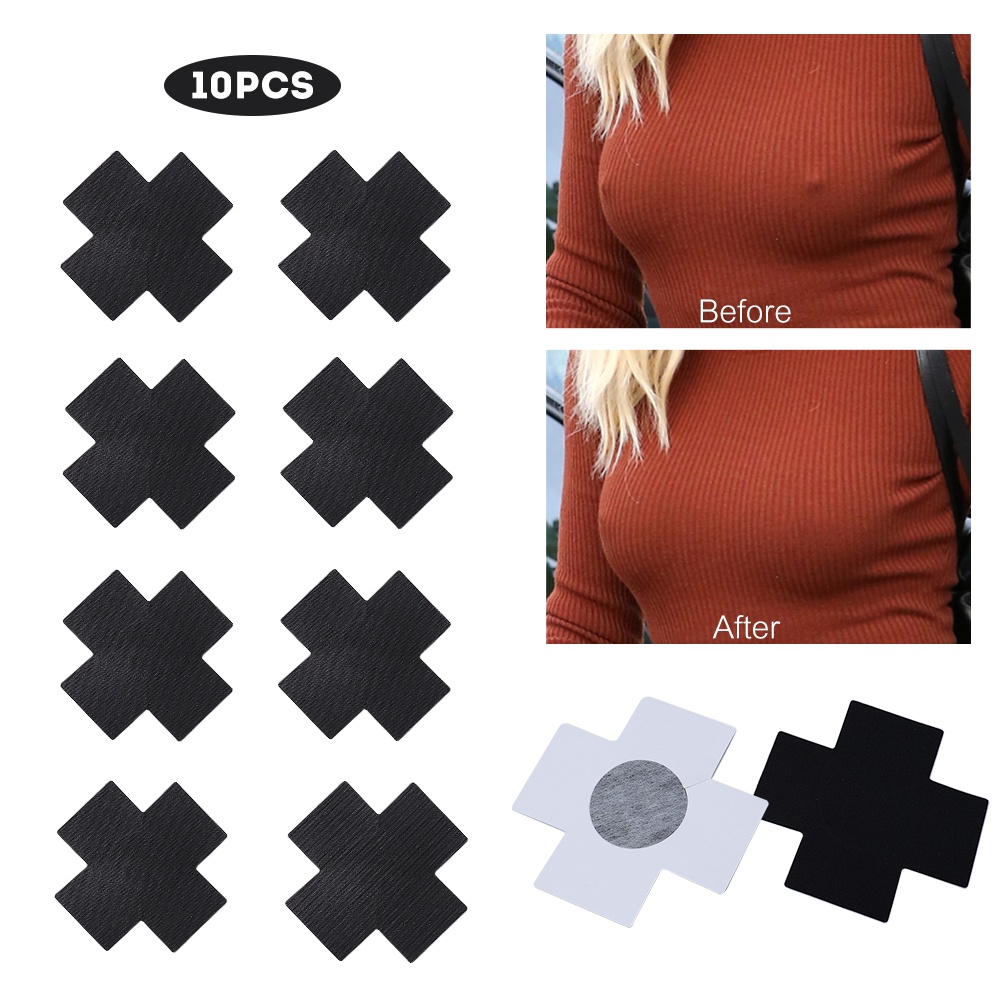 Women Adhesive Bra Stickers Invisible Nippleless Disposable Strapless ...