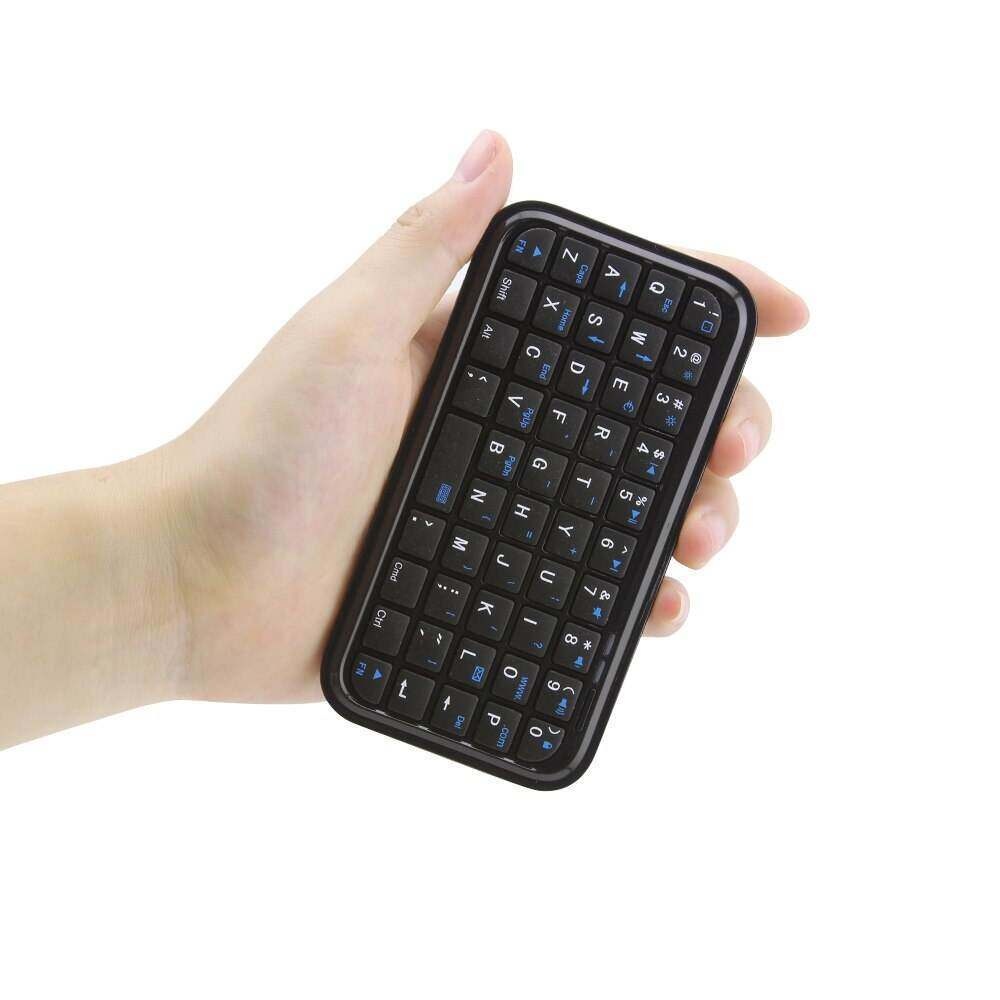 Mini Wireless Bluetooth Keyboard Rechargeable Slim Pocket Keypads ...
