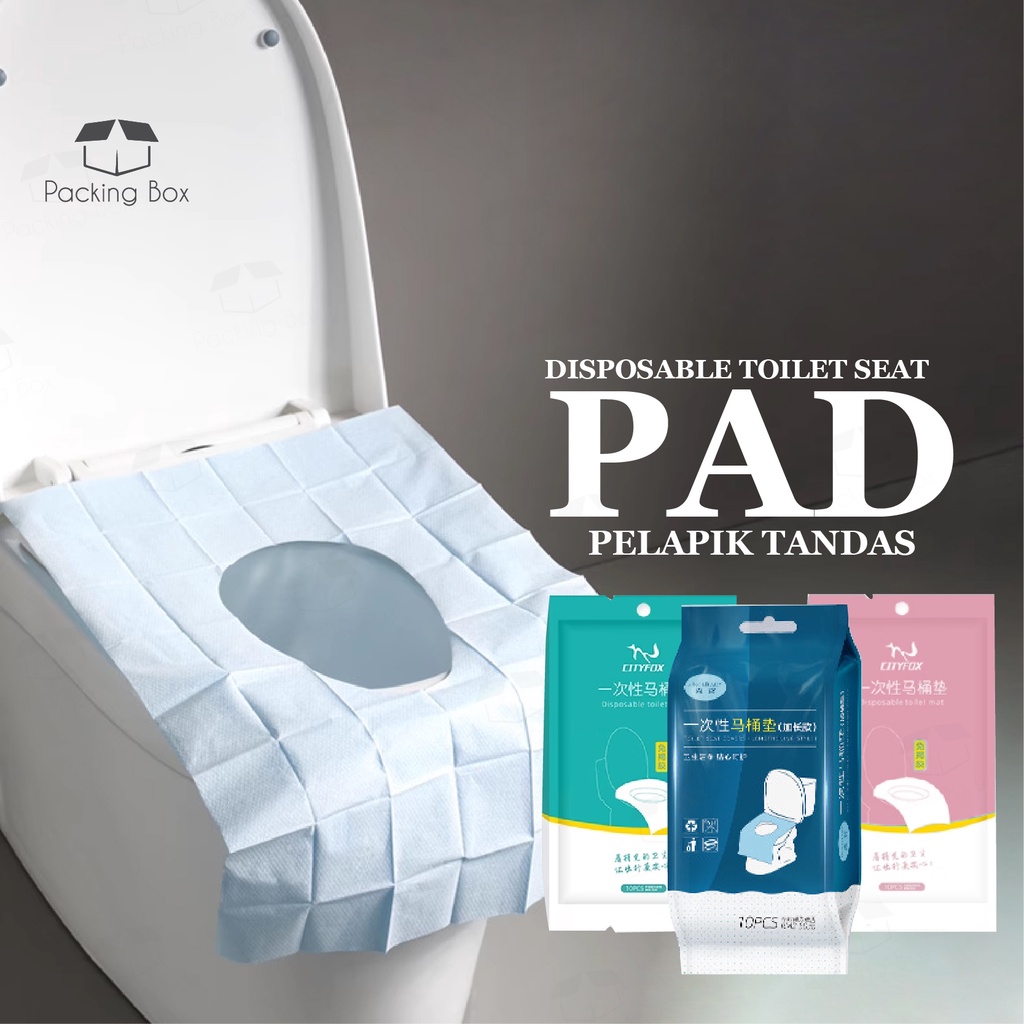 PKB 10pcs Disposable Toilet Seat Cover Extra Length Toilet Pad ...