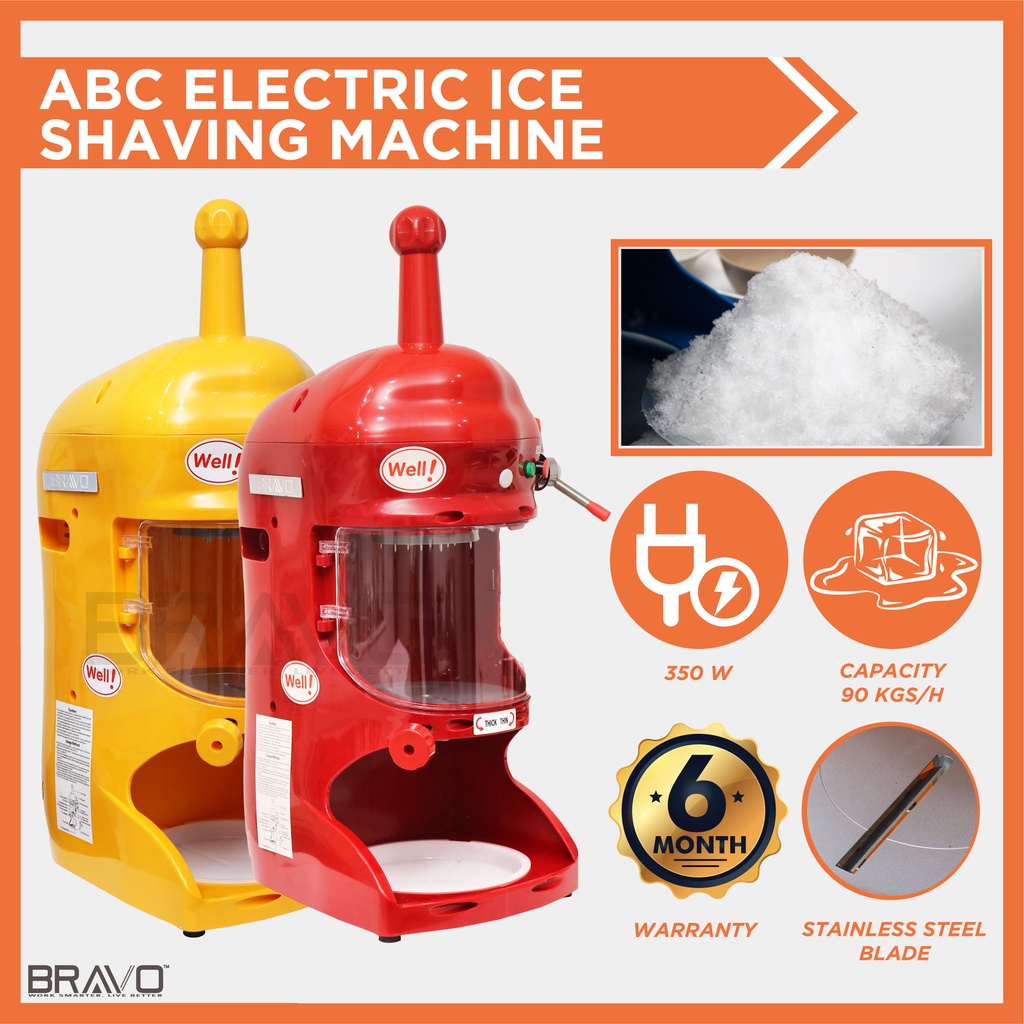 Bravo ABC Electric Ice Shaving Machine Mesin ABC Elektrik Snow Ice Machine Mesin ABC Heavy Duty ...