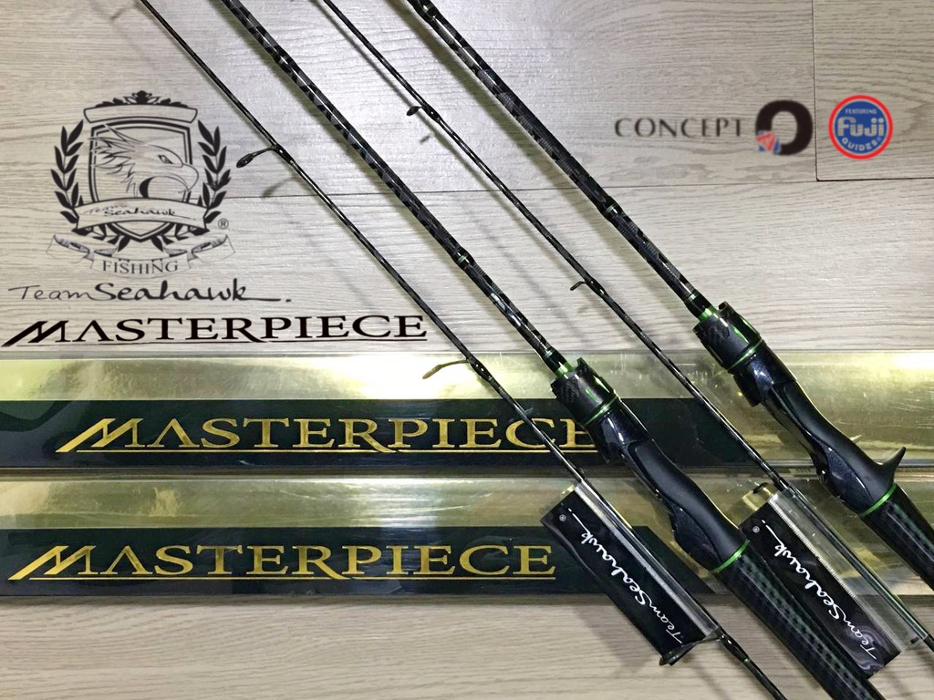 TEAM SEAHAWK MASTERPIECE SPINNING/BAITCASTING (BC) FISHING ROD | Shopee ...