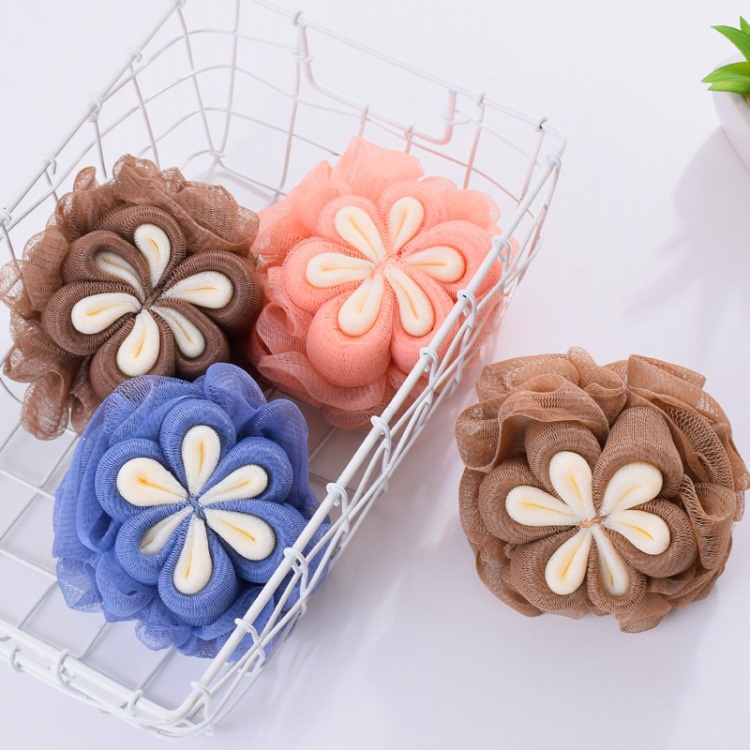 SUMAIRU Shower Bath Sponge Body Flower Sponge Washing Body Cleaning ...
