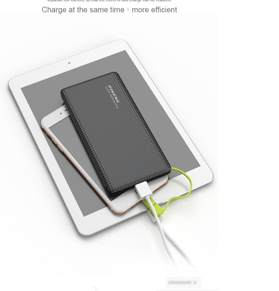Pineng PN-951 10000mAh Li-Polymer Slim Power Bank with Adapter | Shopee ...