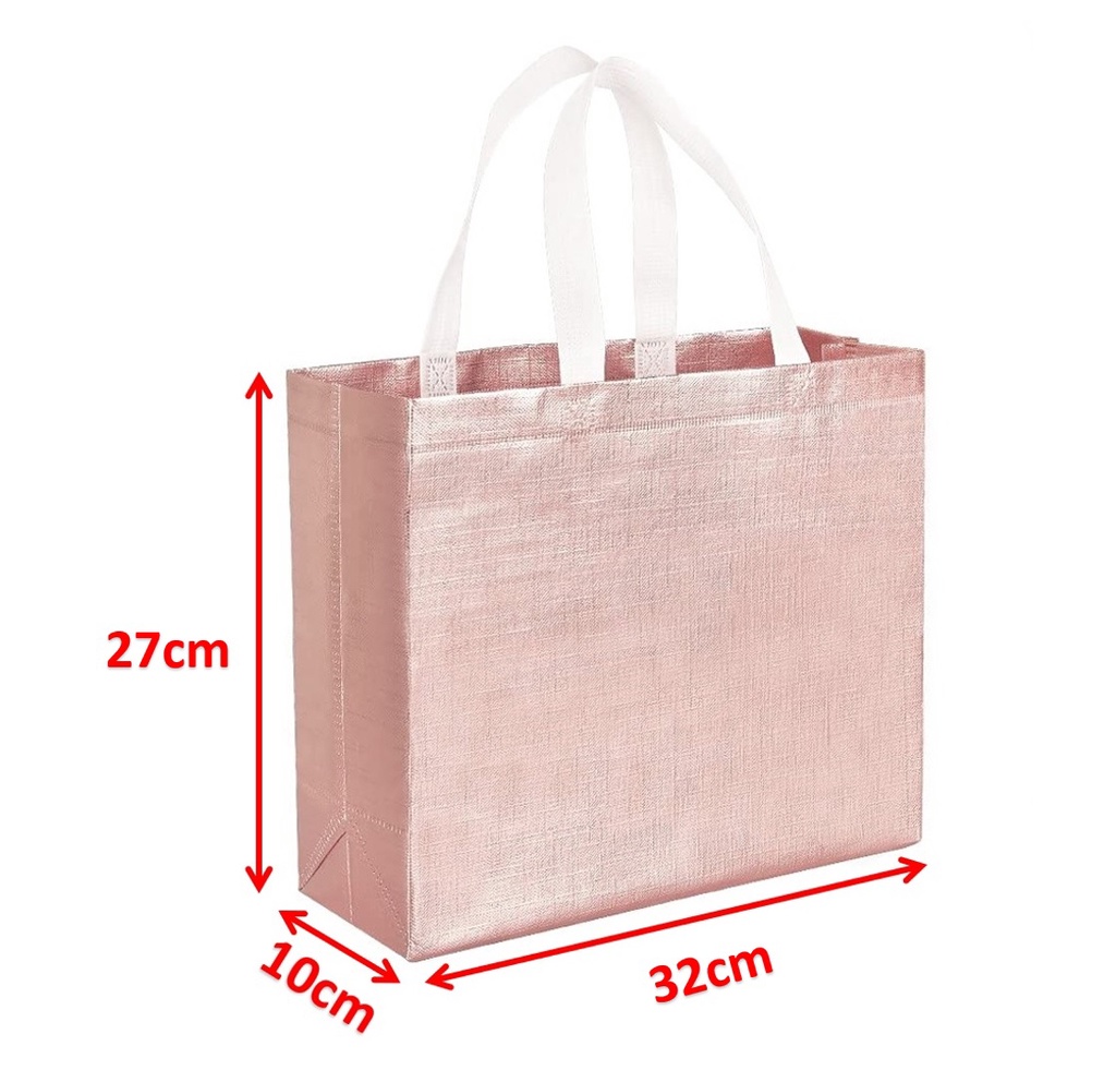 Glossy Non-Woven Bag Gift Bag Reusable Environment Care Bag Eco Non ...