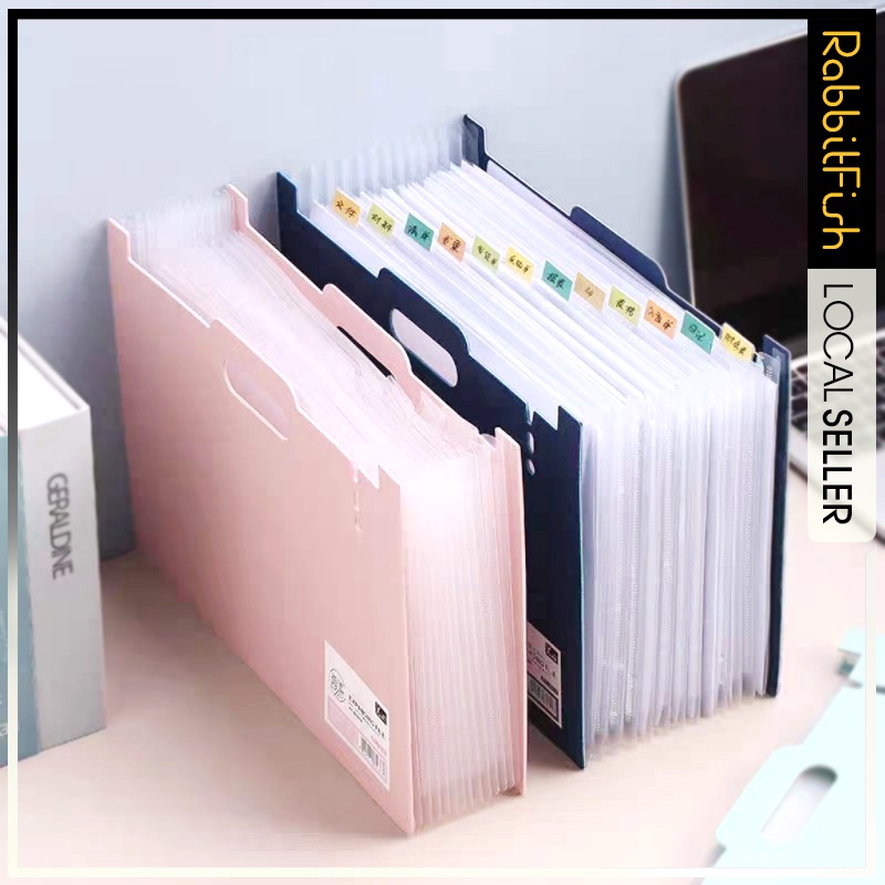 Desktop File Organizer Expanding File Folder Multilayer Thick A4 ...