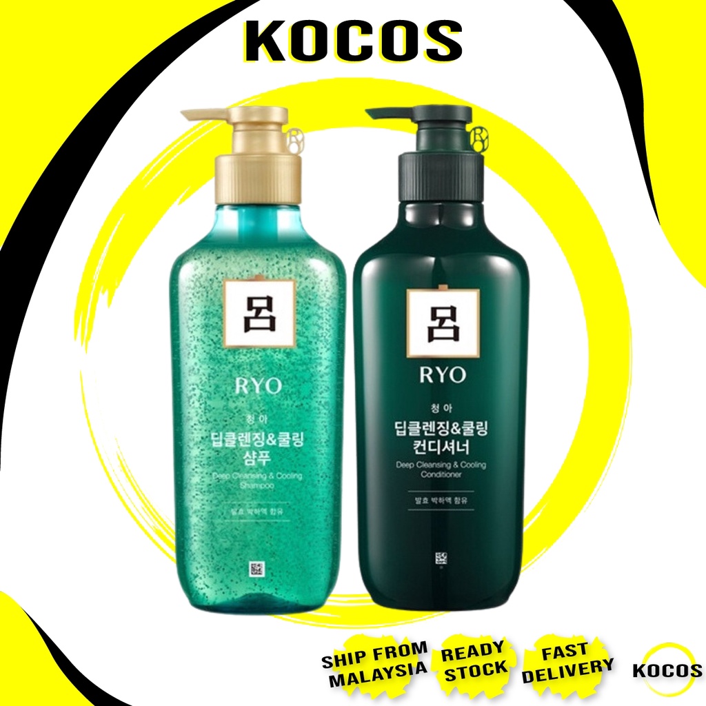 Ryo Shampoo & Conditioner 550ml (Deep Cleansing&Cooling ) - Ready in ...