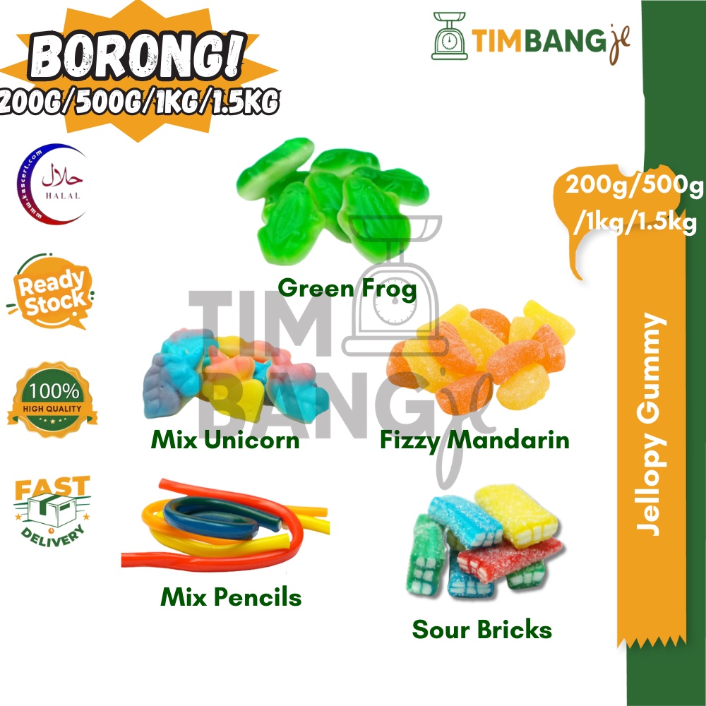 Halal Viral Turkiye Jellopy Bebeto Gummy Assorted Flavors 1.5kg 1kg 500g 200g Bulk Pack | Shopee ...