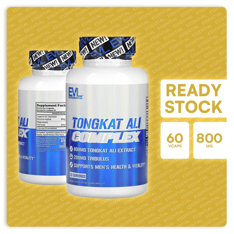 [Ready Stock] [EXP 05/2026] EVLution Nutrition Tongkat Ali Complex ...
