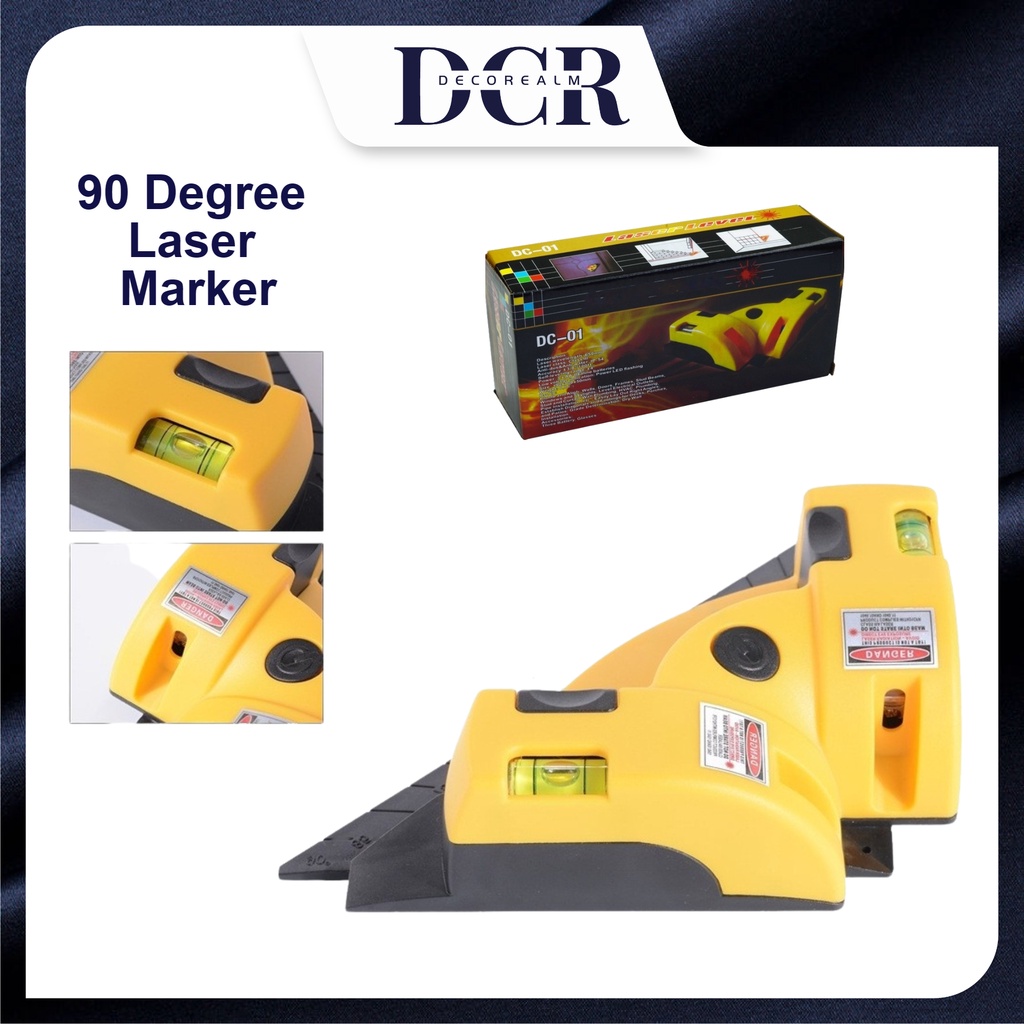 DCR Right Angle 90 Degree Vertical Horizontal Laser Line Projection ...