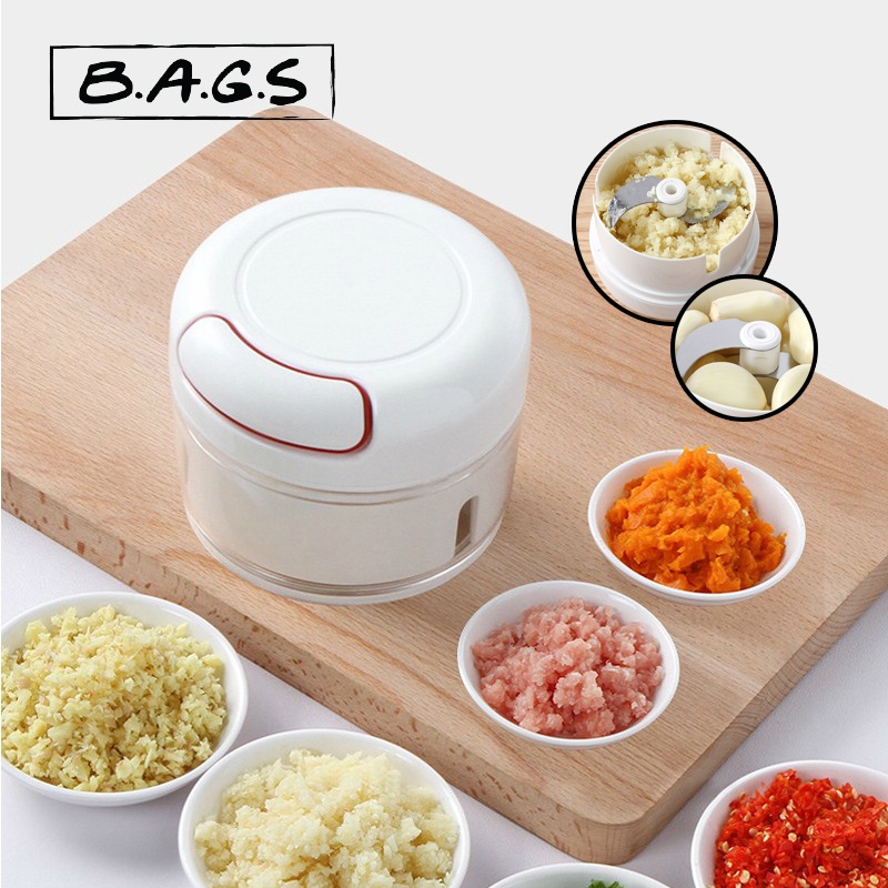 THEBAGS Mini Blender Slicer Garlic Grinder Fruit Vegetable Chili ...