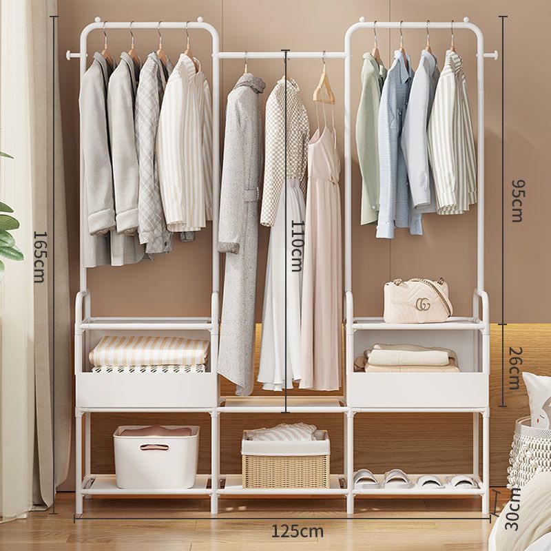 MORA Clothes Rak Bedroom Organizer Wardrobe Clothes Cabinet Storage ...