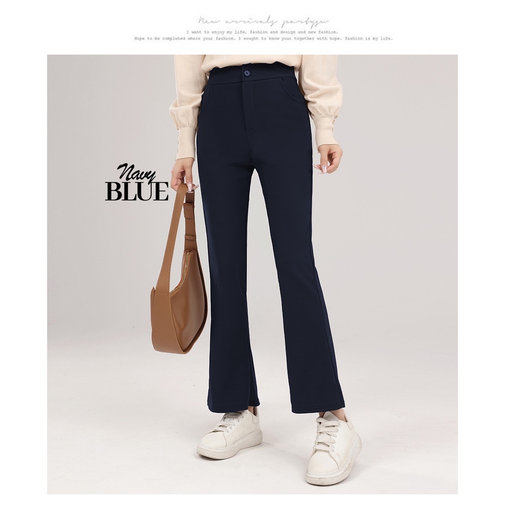 KM Elastic Bootcut Women Pants Seluar Bootcut Perempuan [P4744 ...