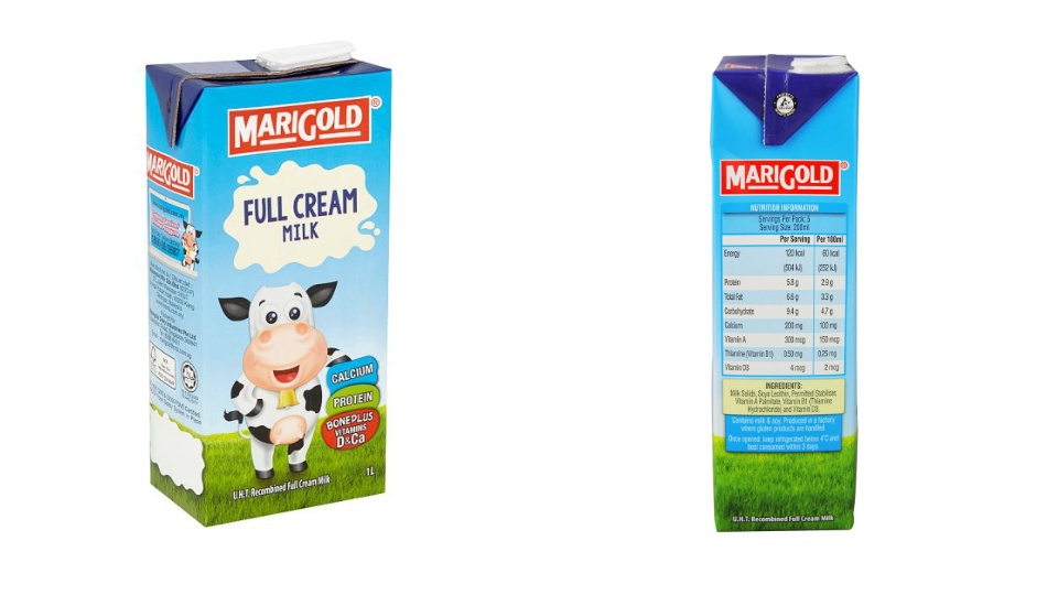 Mybakingmart | Marigold Full Cream Milk UHT 1Litre - Susu Penuh Berkrim ...