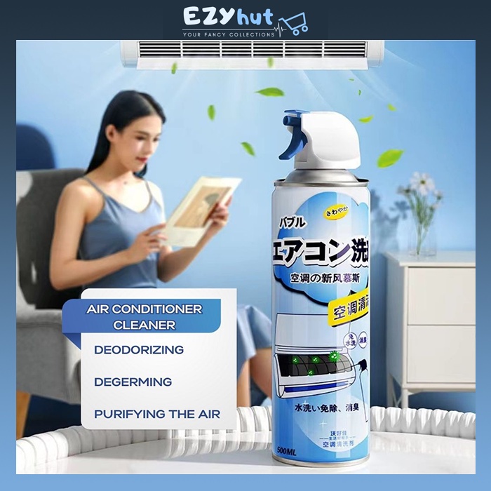 Japan Aircon Cleaner 500ml Aircon Foam Spray Cleaner Air Conditional ...