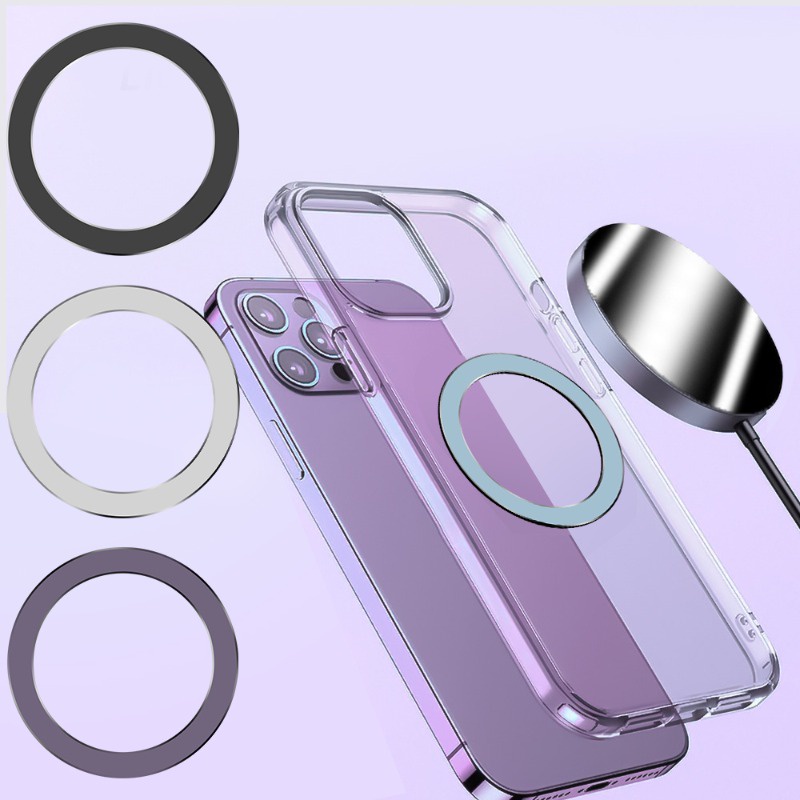 Universal Magnetic Phone Back Ring Sticker / Folding Magnet Bracket ...