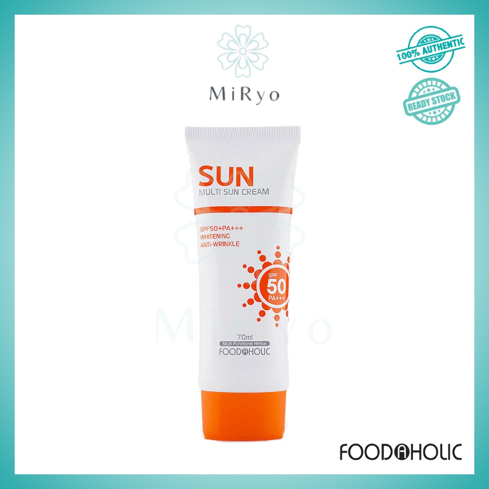 FOODAHOLIC Multi Sun Cream SPF50+ PA+++ 70ml [MIRYO] | Shopee Malaysia