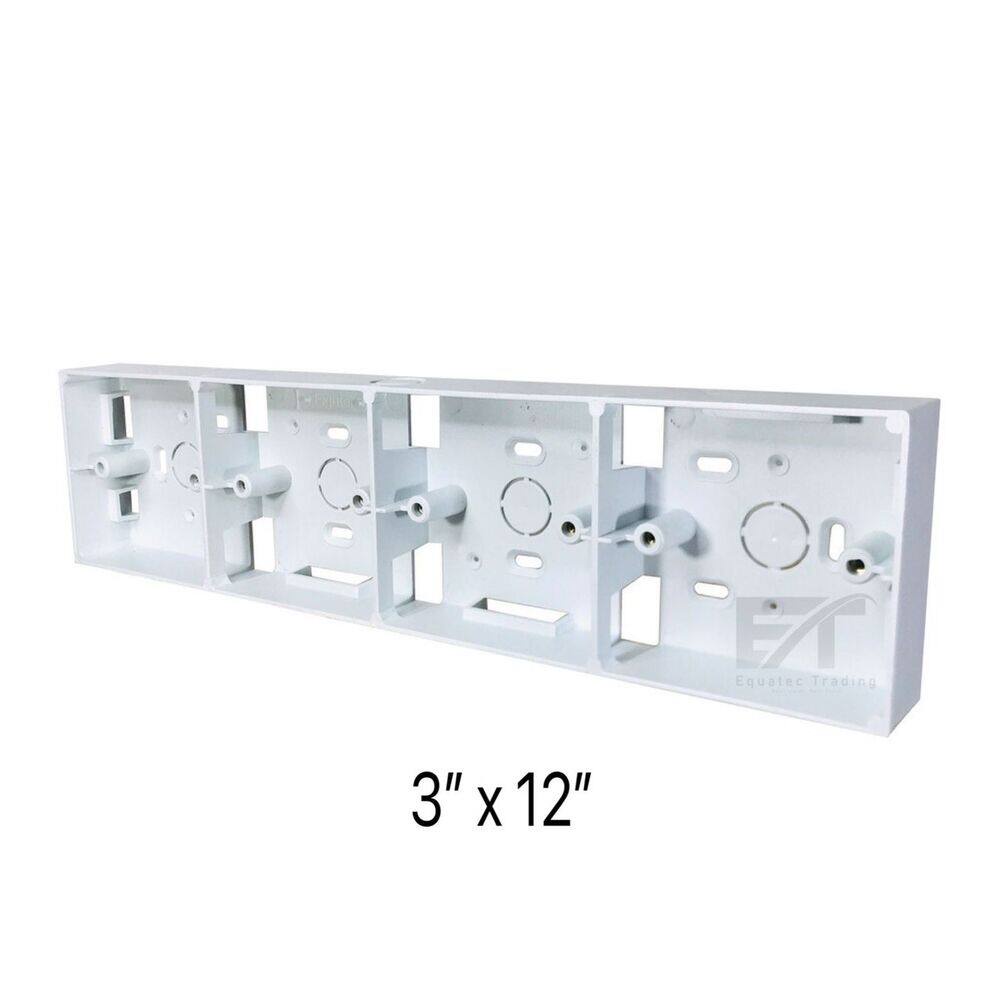 PVC NUT BOX 3X3 / 3X6 / 3X7 / 3X10 / 3X12 SURFACE/CONCEAL SWITCH SOCKET ...