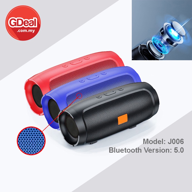 GDeal Wireless Bluetooth Speaker Outdoor Portable Card Subwoofer Dual ...