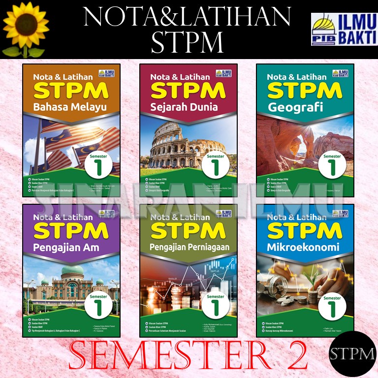(SI)NOTA & LATIHAN STPM SEMESTER 1 :PENGAJIAN AM,BAHASA MELAYU,SEJARAH,MAKROEKONOMI,PENGAJIAN ...