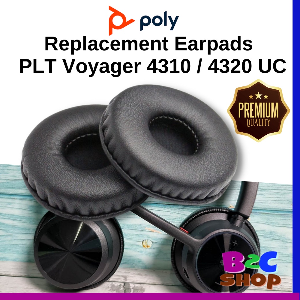 🔥𝗥𝗘𝗔𝗗𝗬 𝗦𝗧𝗢𝗖𝗞 🔥 1Pair Plantronics Poly voyager 4310 / 4320 UC Headset ...