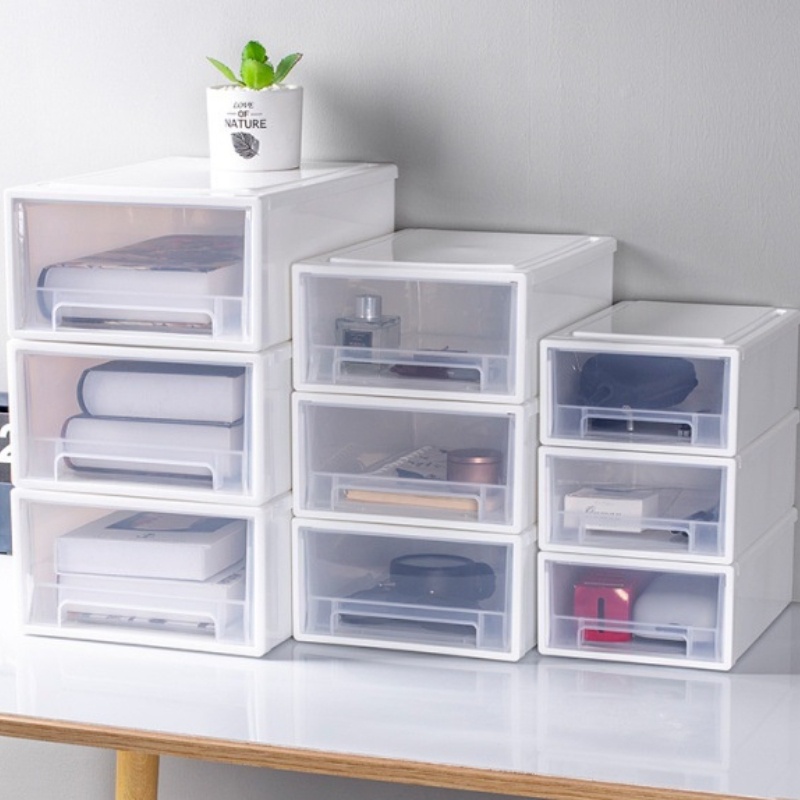 【i.Rumah】5L Stackable Storage Box Multipurpose Plastic Wardrobe Drawer ...