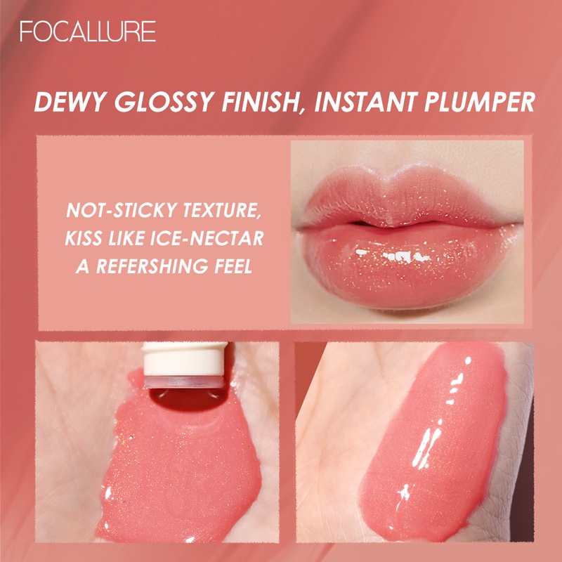 FOCALLURE FA153 Plumpmax High Shine Lip Glow Wrinkle Faded Instant ...