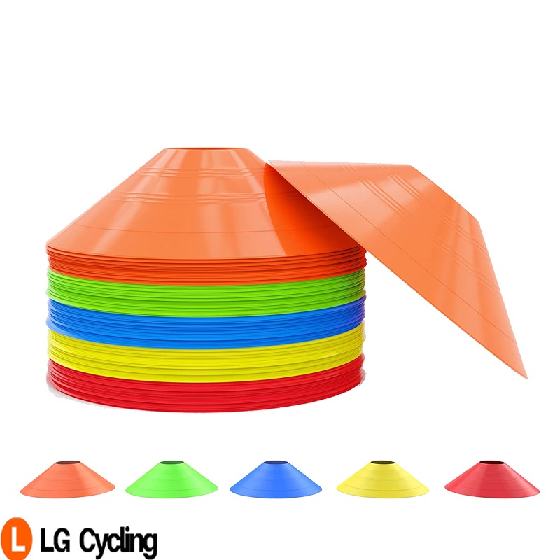 Football Cone Training Indoor Outdoor Sports Safety Marker Colourful ...