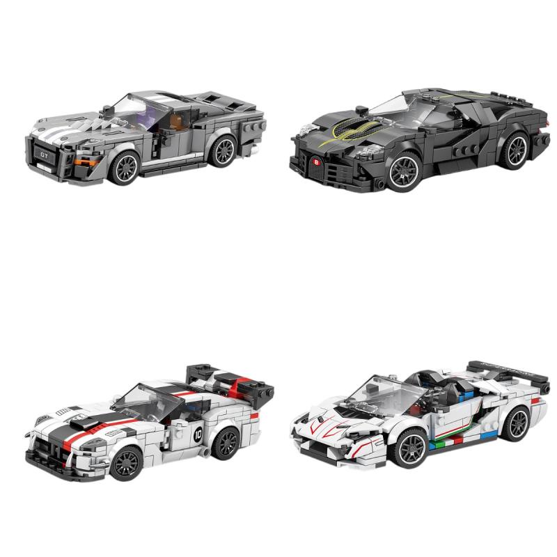 419pcs/set City Racing Speed Champions Sports Cars Model Building ...