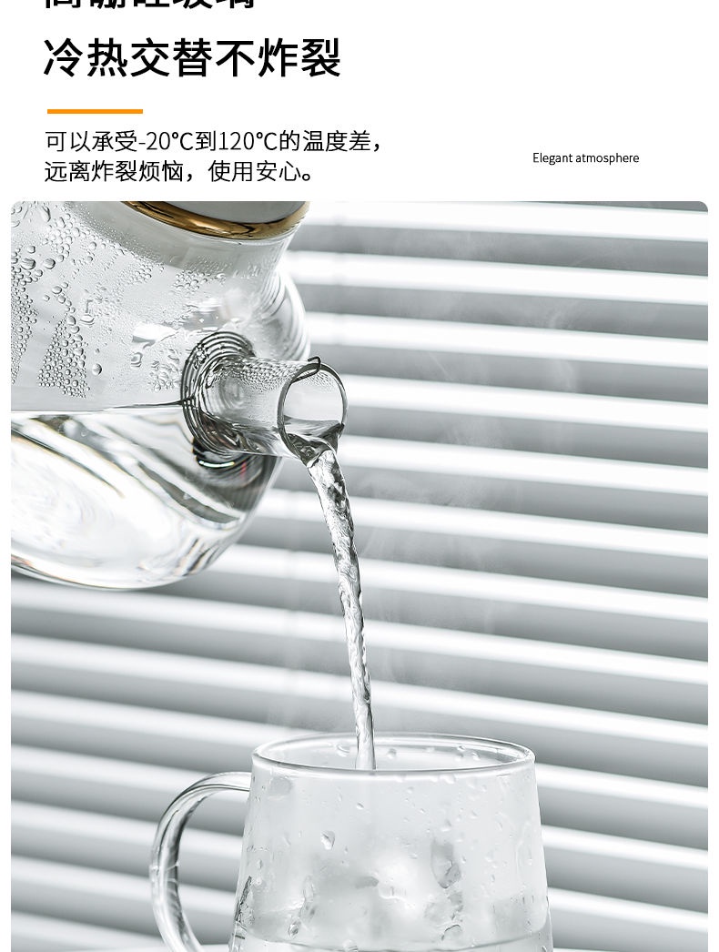 High Temperature Resistant Glass Heat Explosion-Proof Mug Thin Bottom ...