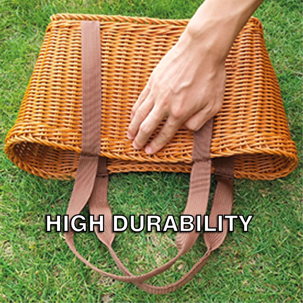 BC Hand-Woven Rattan Basket Small Large Space Durable Purse Doorgift ...