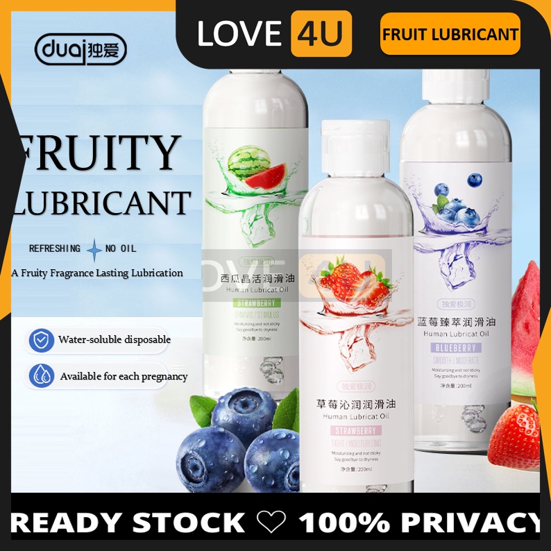 LOVE4U DUAI Lubricant Body Fruit Lubricant Body Massage Flavor Wash ...