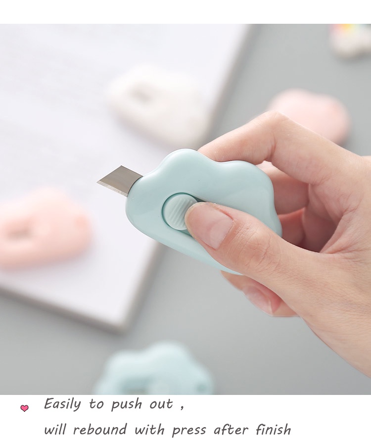 Mini Cloud Cutter Cute Art Knife Small Portable Parcel Paper Box Opener ...