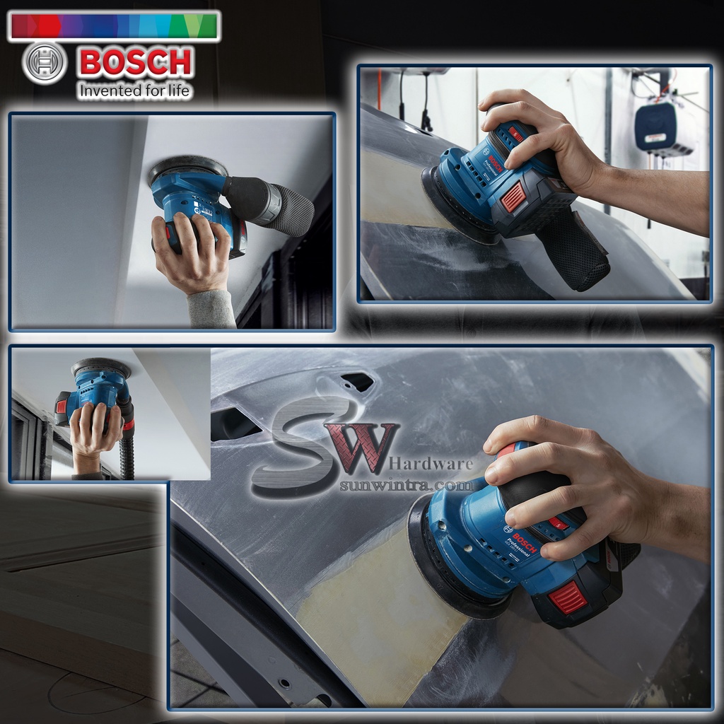 Bosch GEX 185-LI PROFESSIONAL RANDOM ORBIT SANDER GEX185 ** SOLO or BATTERY SET F.O.C Bosch ...