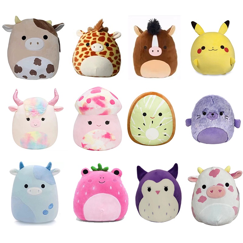 20-40cm Squishmallows Animal Doll Stuffed Toys Birthday Big Plush Dolls ...