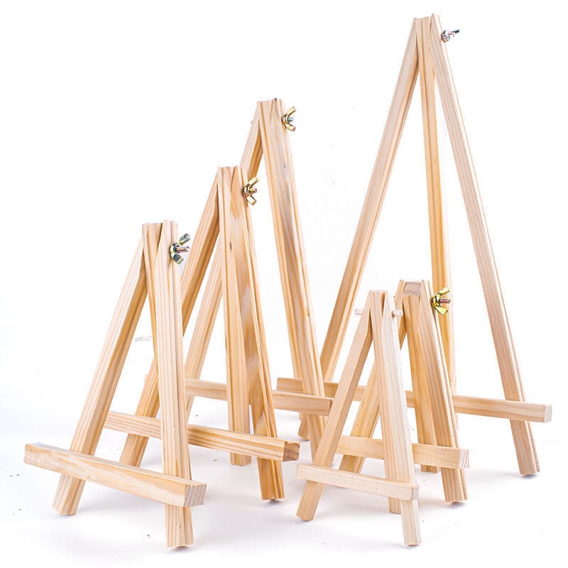 Mini Easel Stand Pine Wood Easel Mini Canvas Mini Display Stand ...