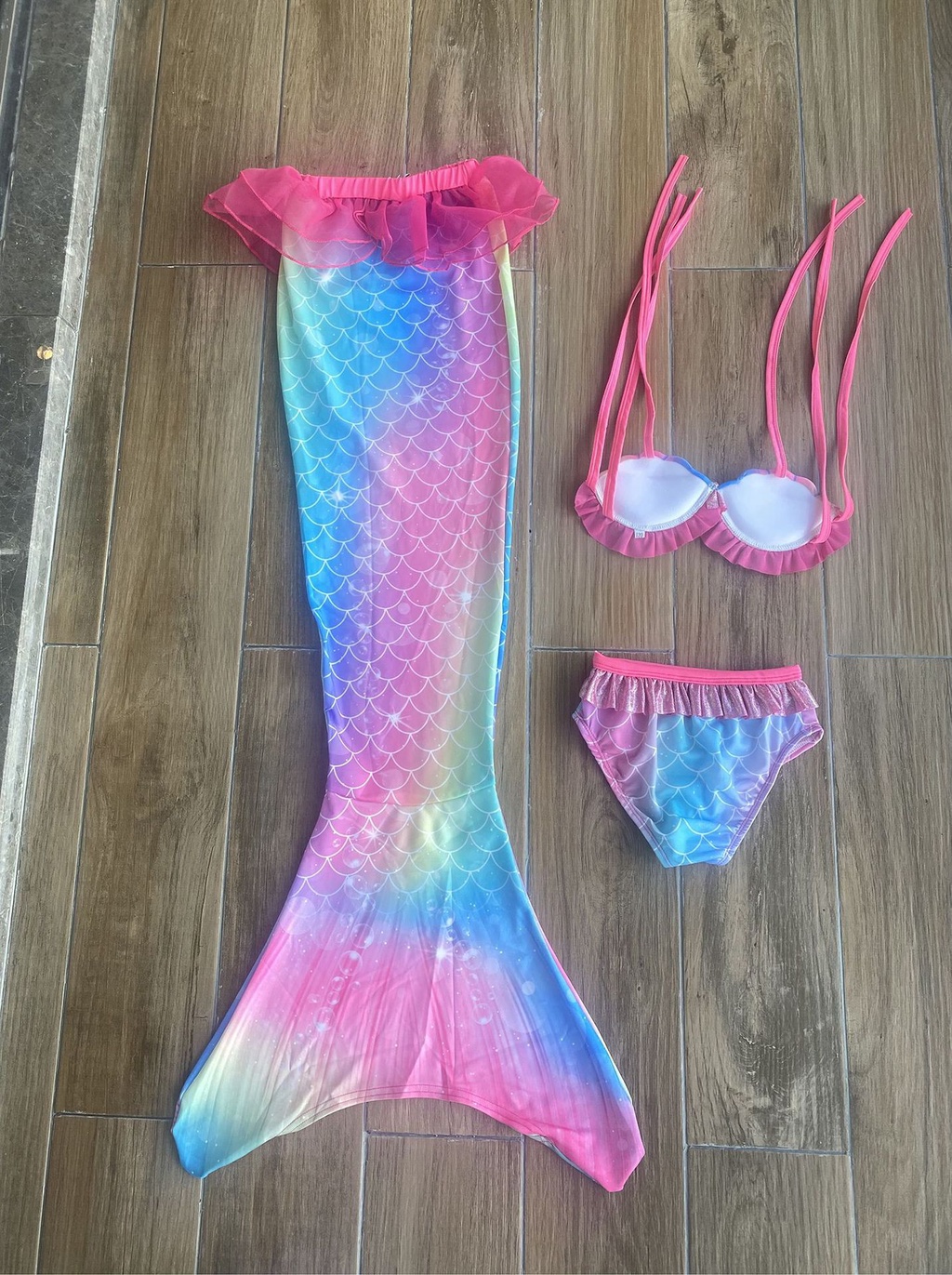 Fantasy Children Mermaid Tails Swimming Party Cosplay Costumes ...