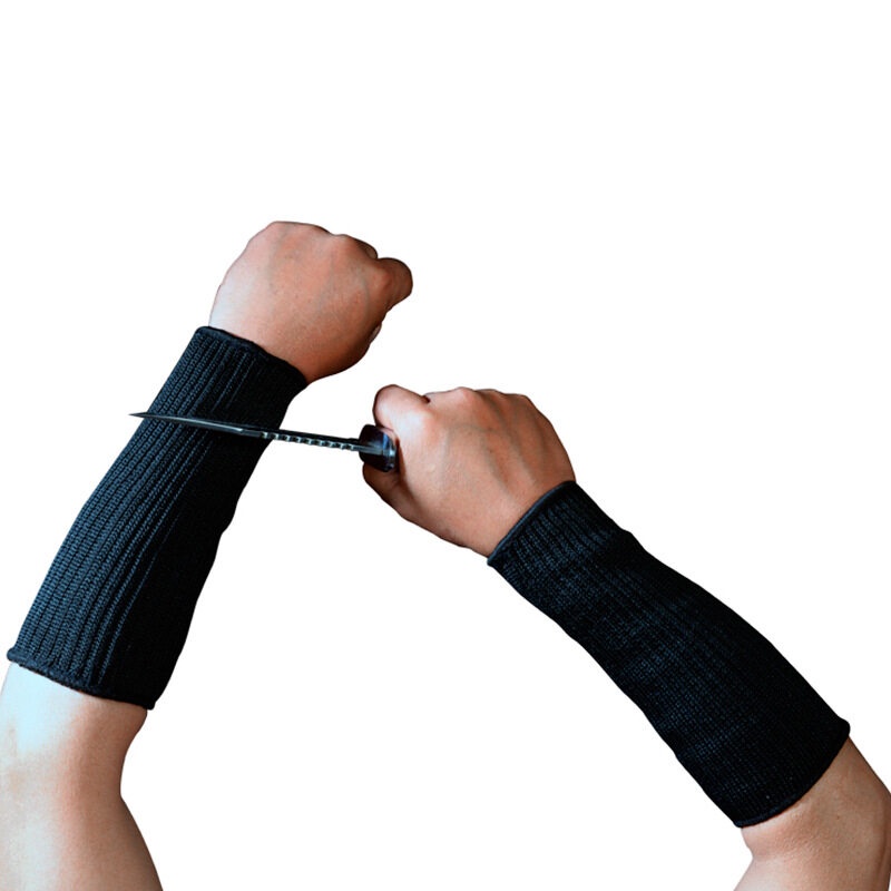 1 Pair Anti Cut Proof Arm Sleeve 20cm / 40cm Guard Bracer Work Safety ...