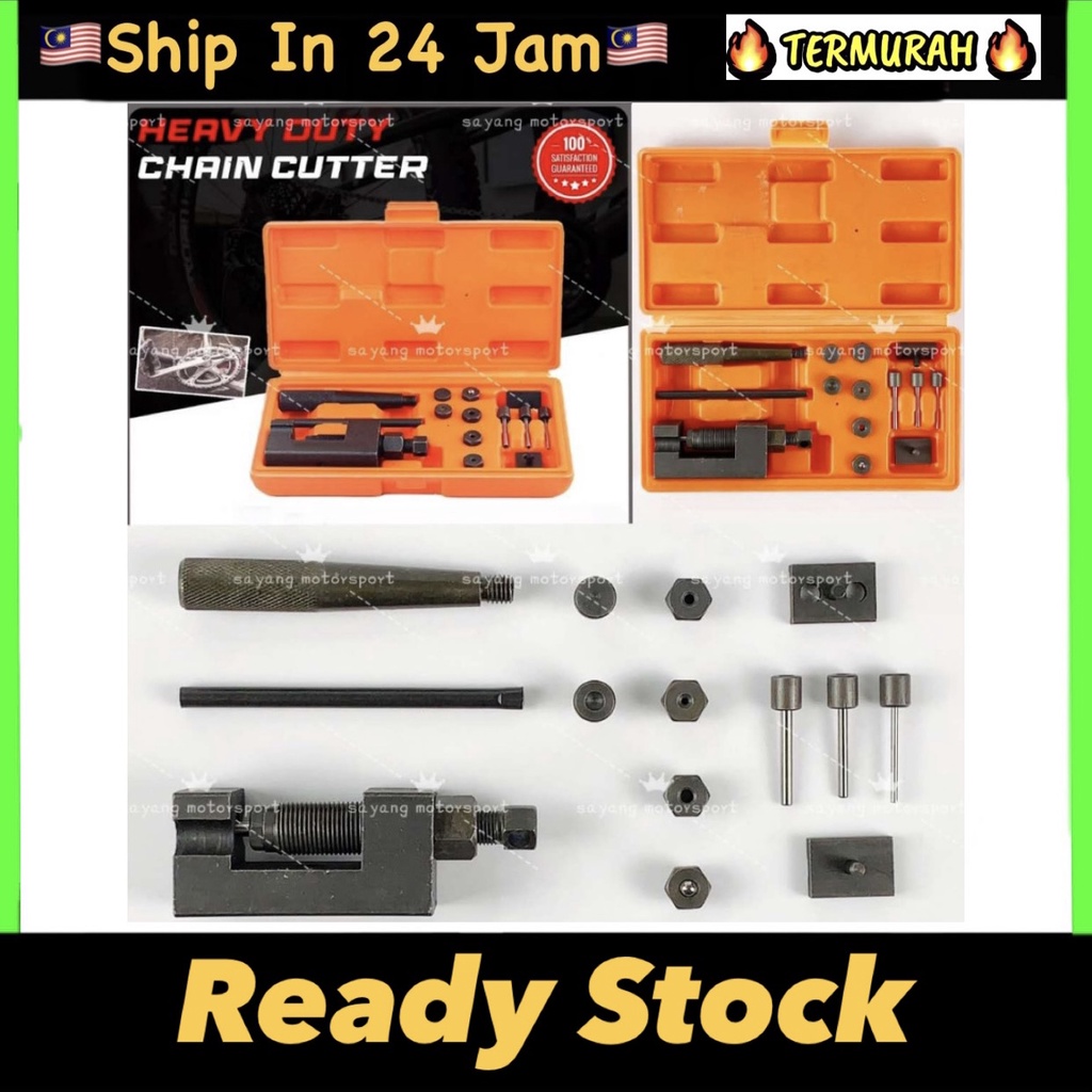 Chain Cutter Rivet Tool Set Riveting Breaker Atv Bike Motorcycle Cam ...