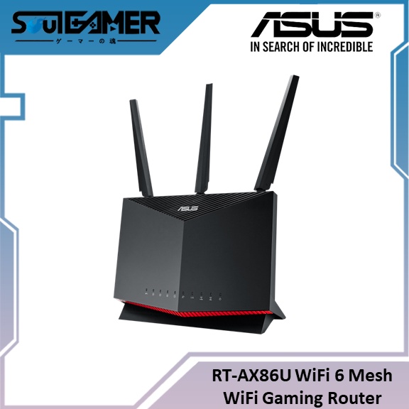 Asus RT-AX86U WiFi 6 Gaming Router :MU-MIMO and OFDMA technology,with ...