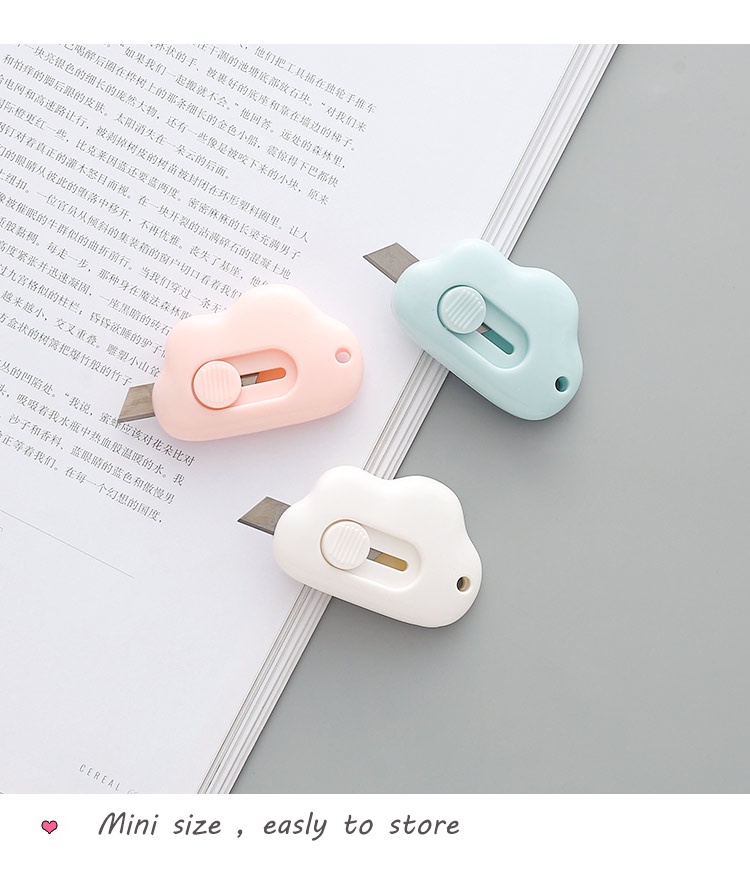 Mini Cloud Cutter Cute Art Knife Small Portable Parcel Paper Box Opener ...