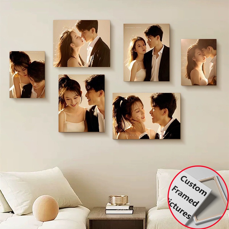 Frame Gambar Customize Potrait Canvas Printing High Quality Printing ...