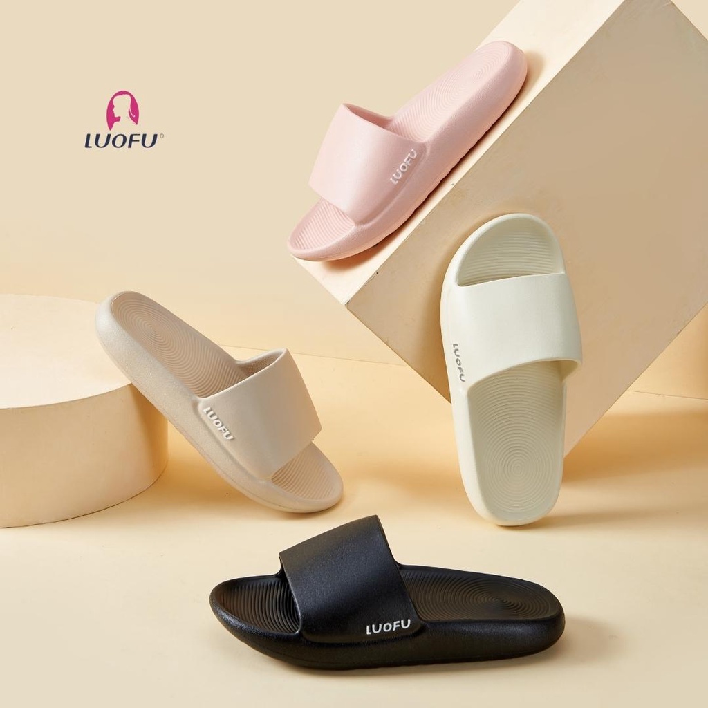 LUOFU Women EVA Slides Slippers E6225-E01L | Shopee Malaysia
