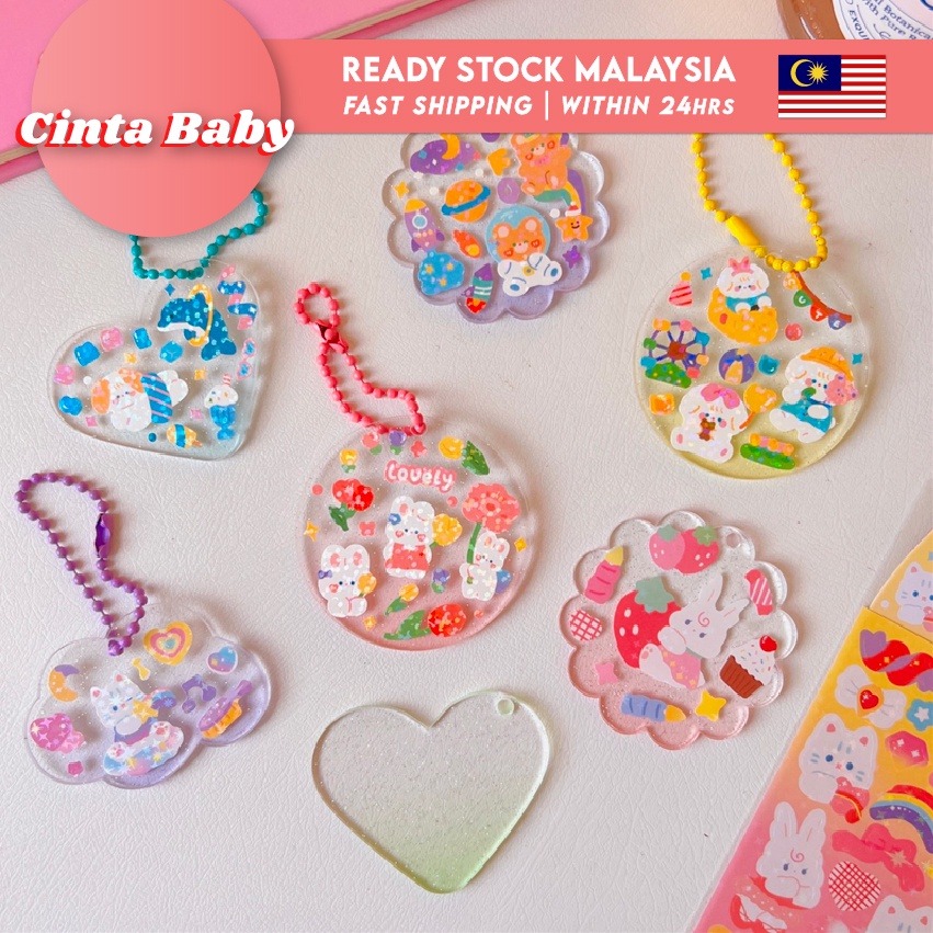 Guka Card 43pcs Bucket Creative Cartoon Stickers Set Girl Children Deco ...