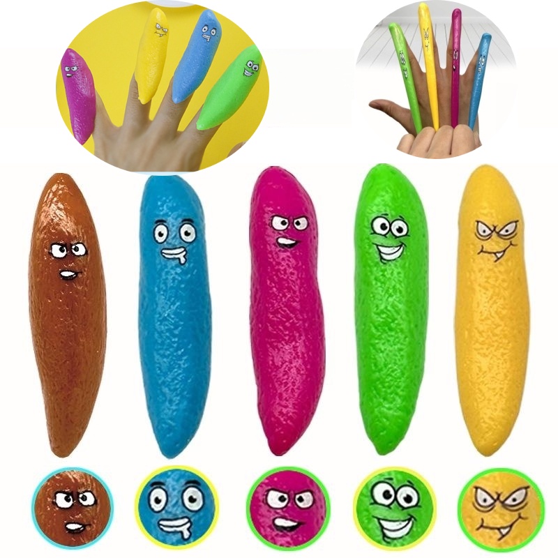 HYC Humey Mini Poop Fingertip Ejection Toy Fake Sticky Poo Slingshot ...