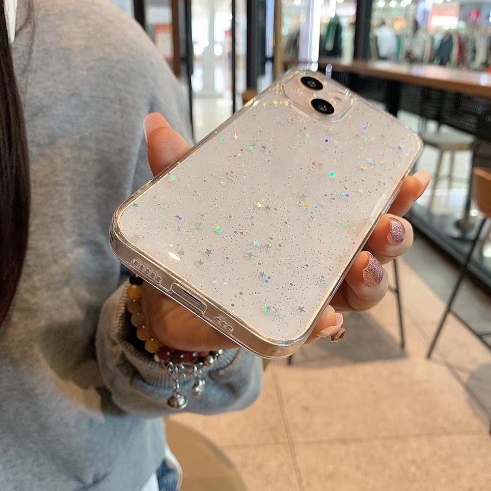 Casing iPhone 11 Shiny Glitter Bling Star Crystal iPhone 14 Pro Max ...