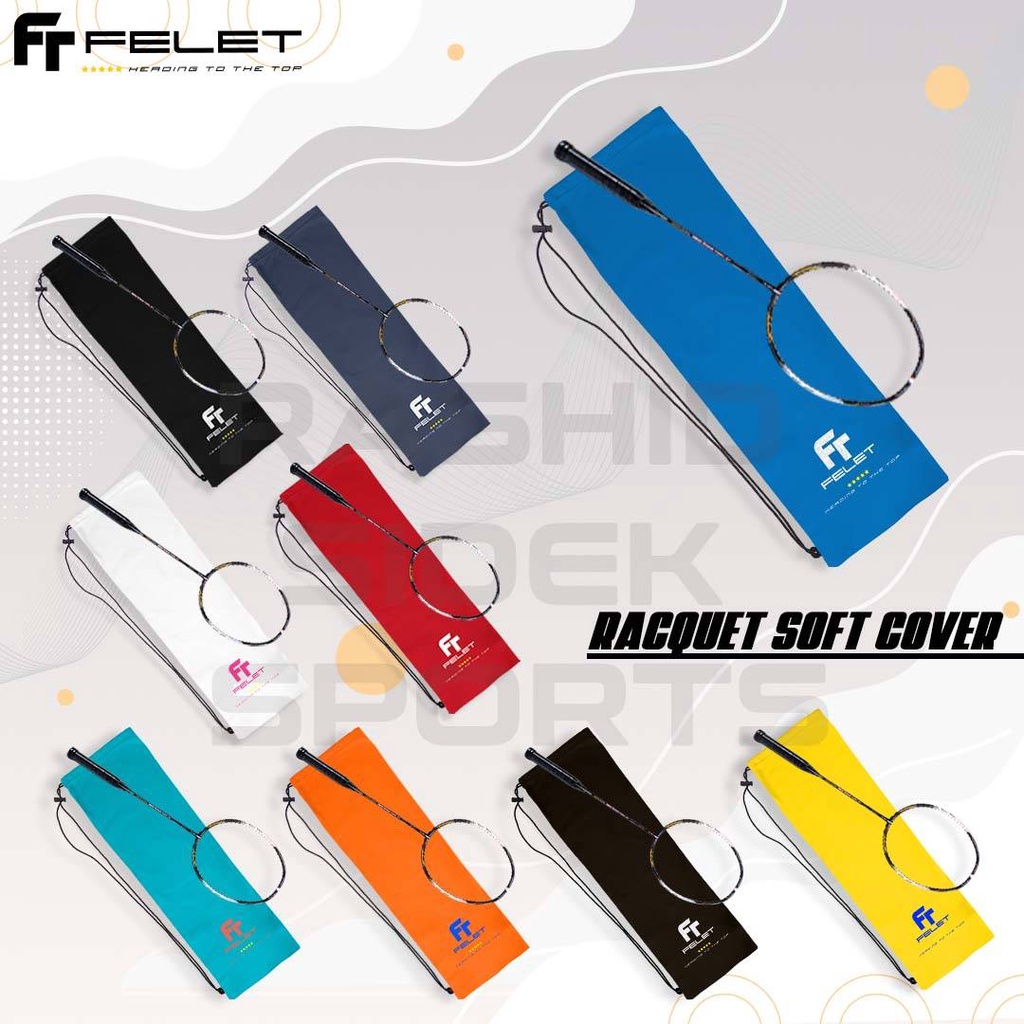 Felet Racquet soft Cover Racket Cover COVER FULL COVER HOLDS UP 1 - 2 ...